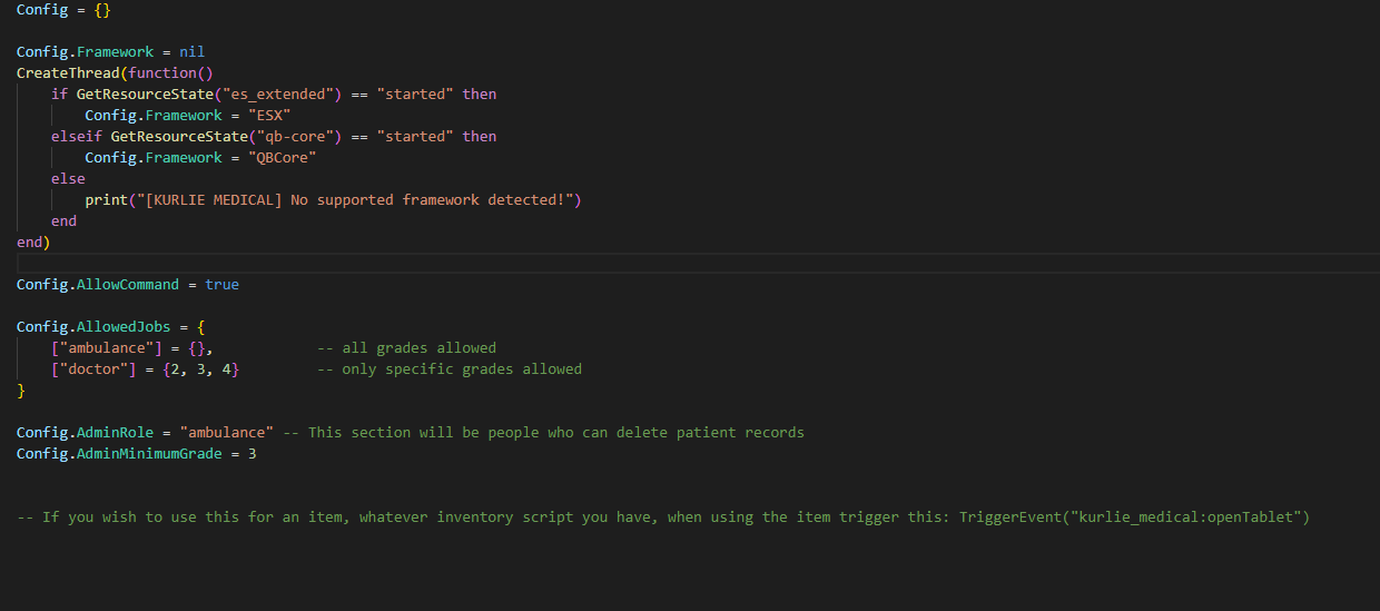 Incode Scripts · [ESX/QBCore] Patient Registration System
