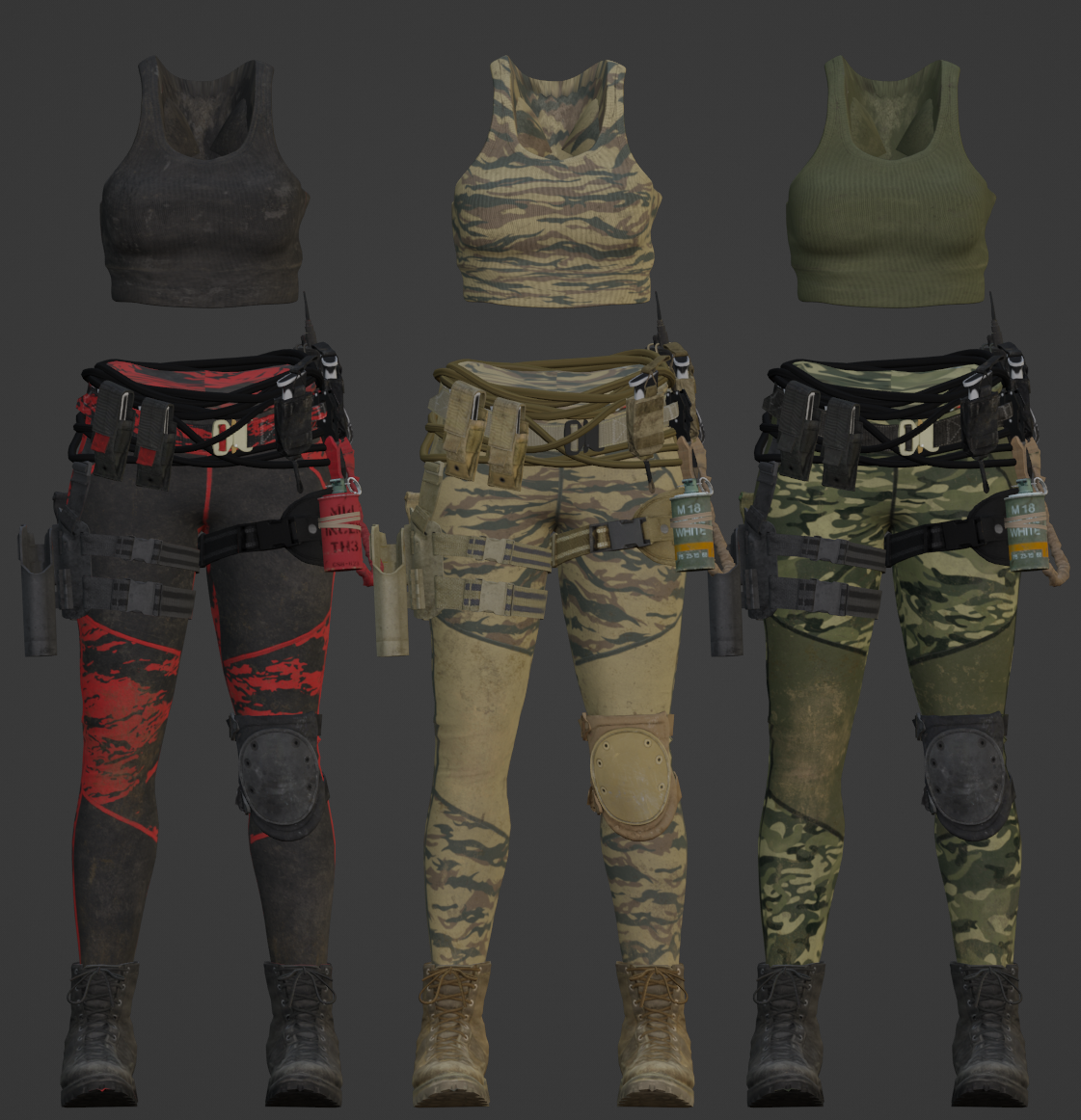 SunriseChu | [F] Militia Set 2
