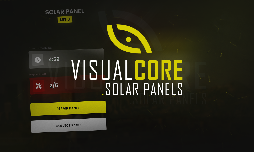 Visual Core | VCore Solar Panels [QBCore] (Source Code)