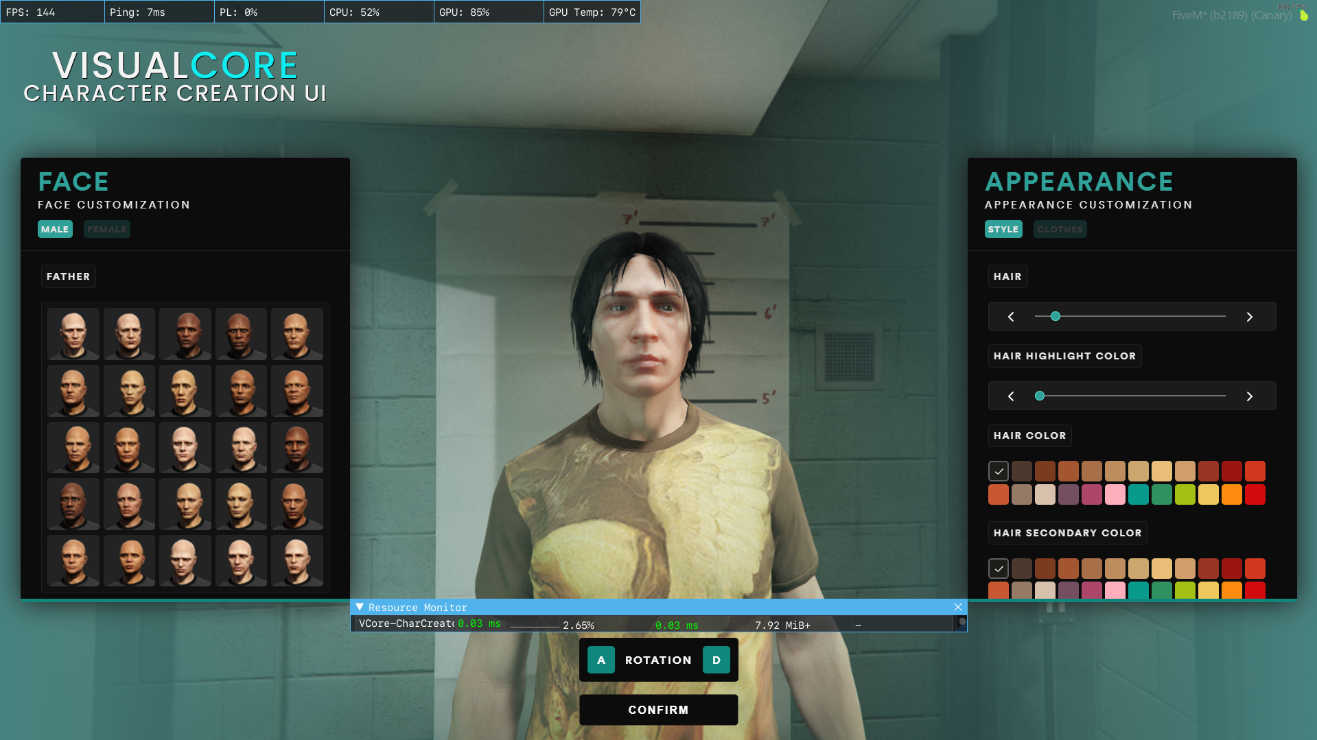 Visual Core | VCore Char Creator