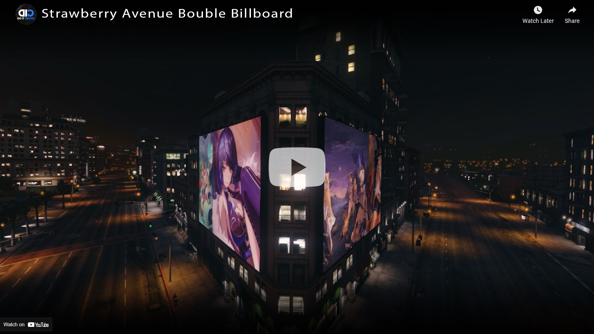 DoItDigital Fivem Store | Strawberry Avenue Double Billboard