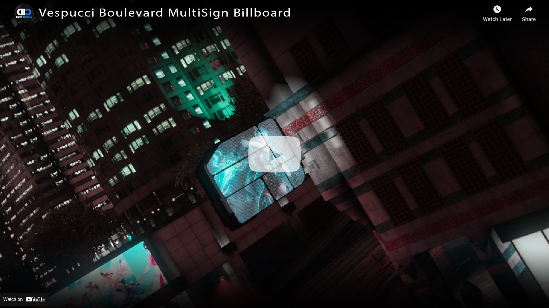 DoItDigital Fivem Store | Vespucci Boulevard MultiSign Billboard