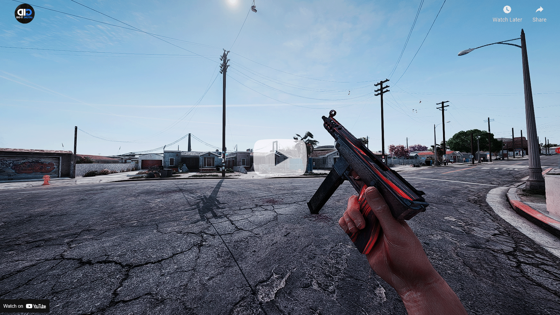 Fivem MACHINE PISTOL RED CHROMIUM. · DoItDigital Store