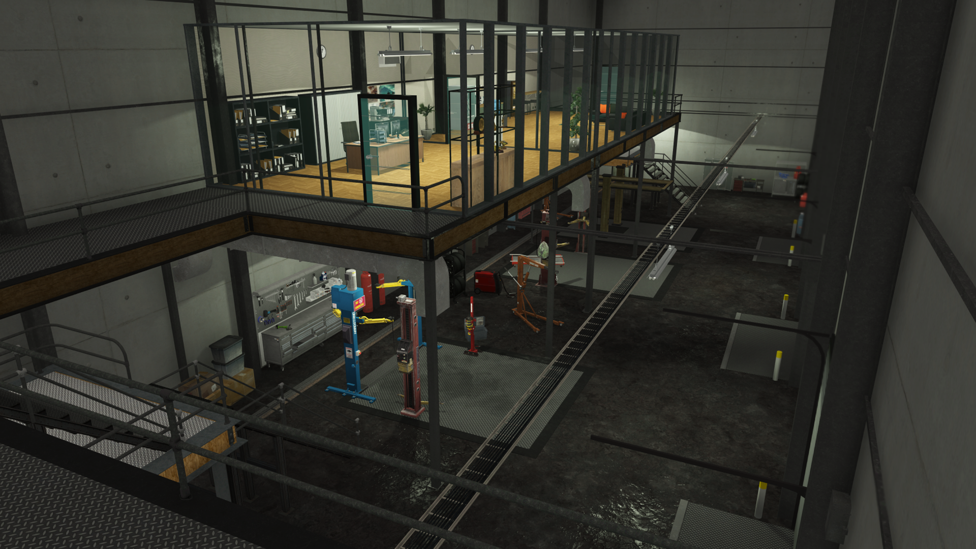 FiveM Garage MLO | Midnight Heist Mechanic Workshop Interior
