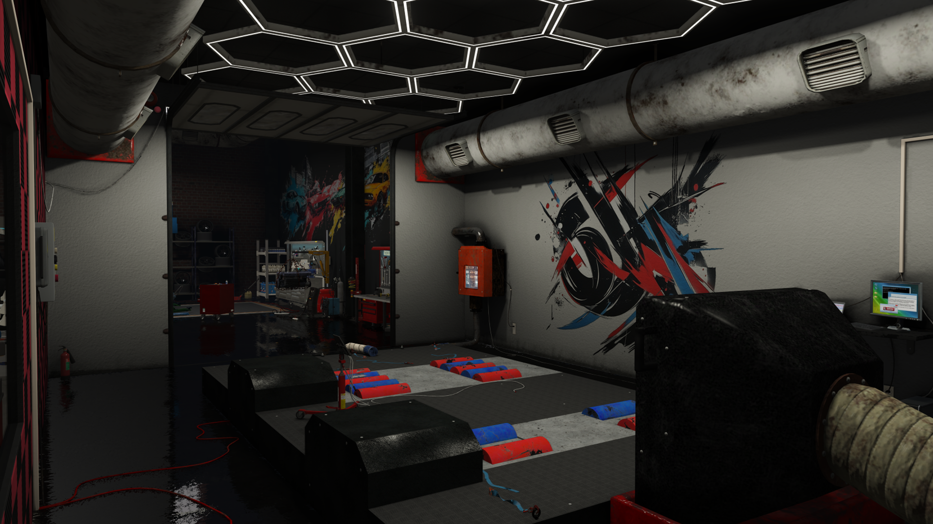 FiveM Garage MLO | Main Square Mechanic & Dyno Workshop