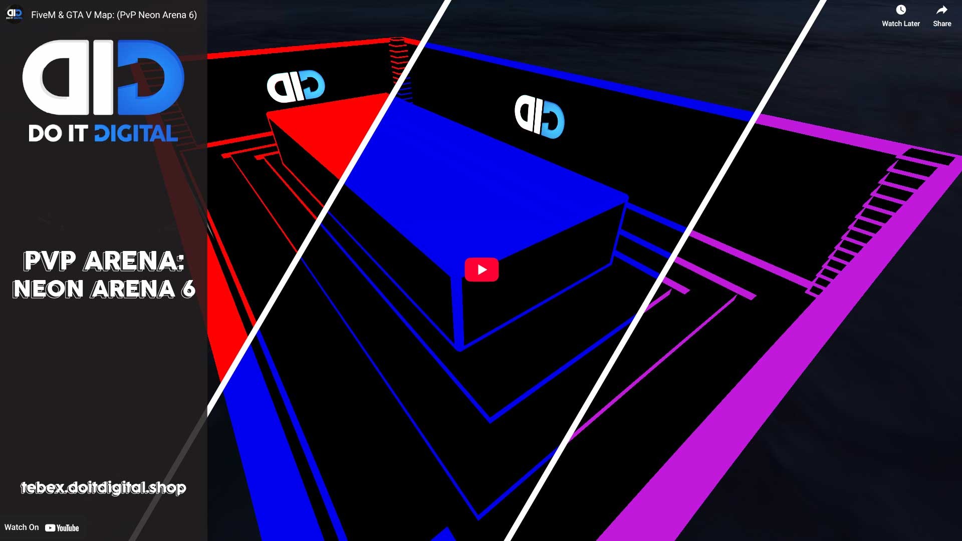 Fivem NEON PVP ARENA 6 | DoItDigital