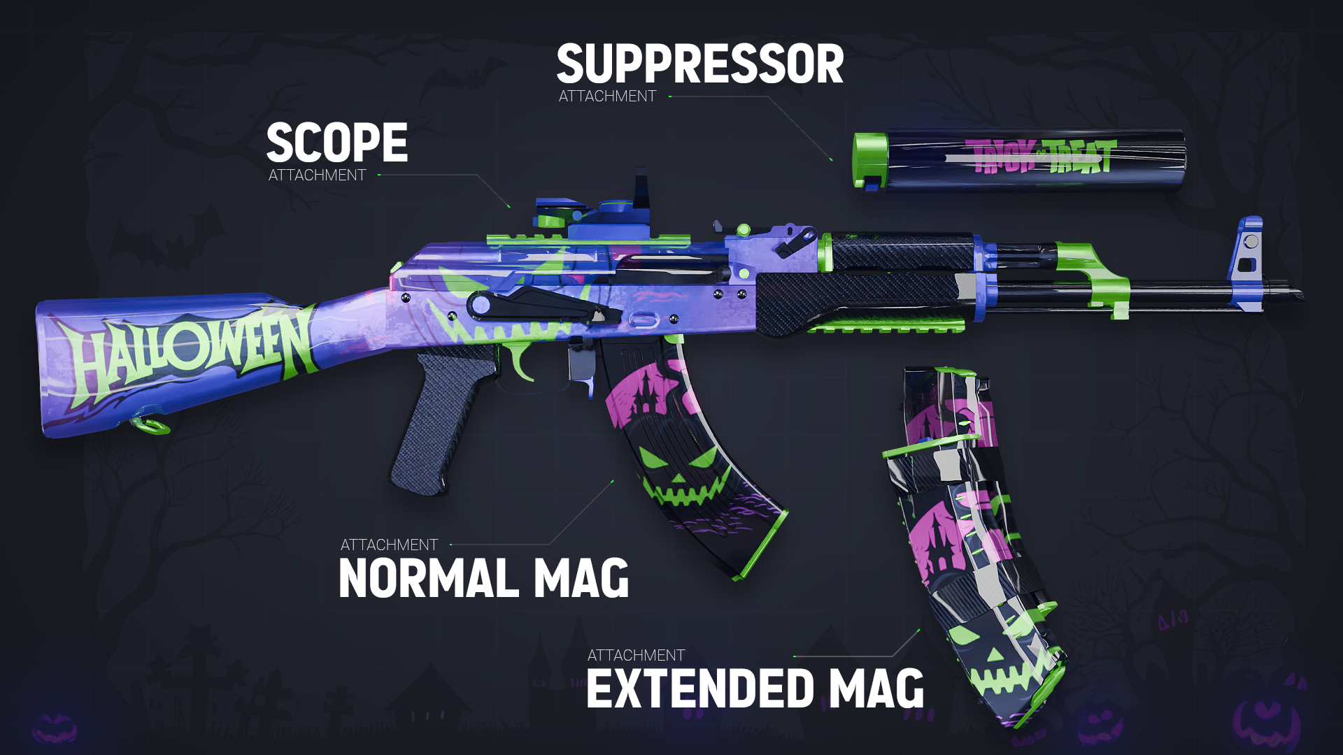 Fivem Halloween AK47 NEONMANIAC · DoItDigital Store