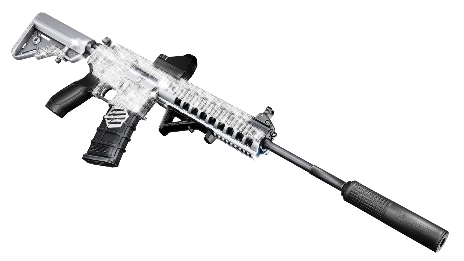 Fivem M4 ARCTIC WHITE VVS Iced Out AR · DoItDigital Store