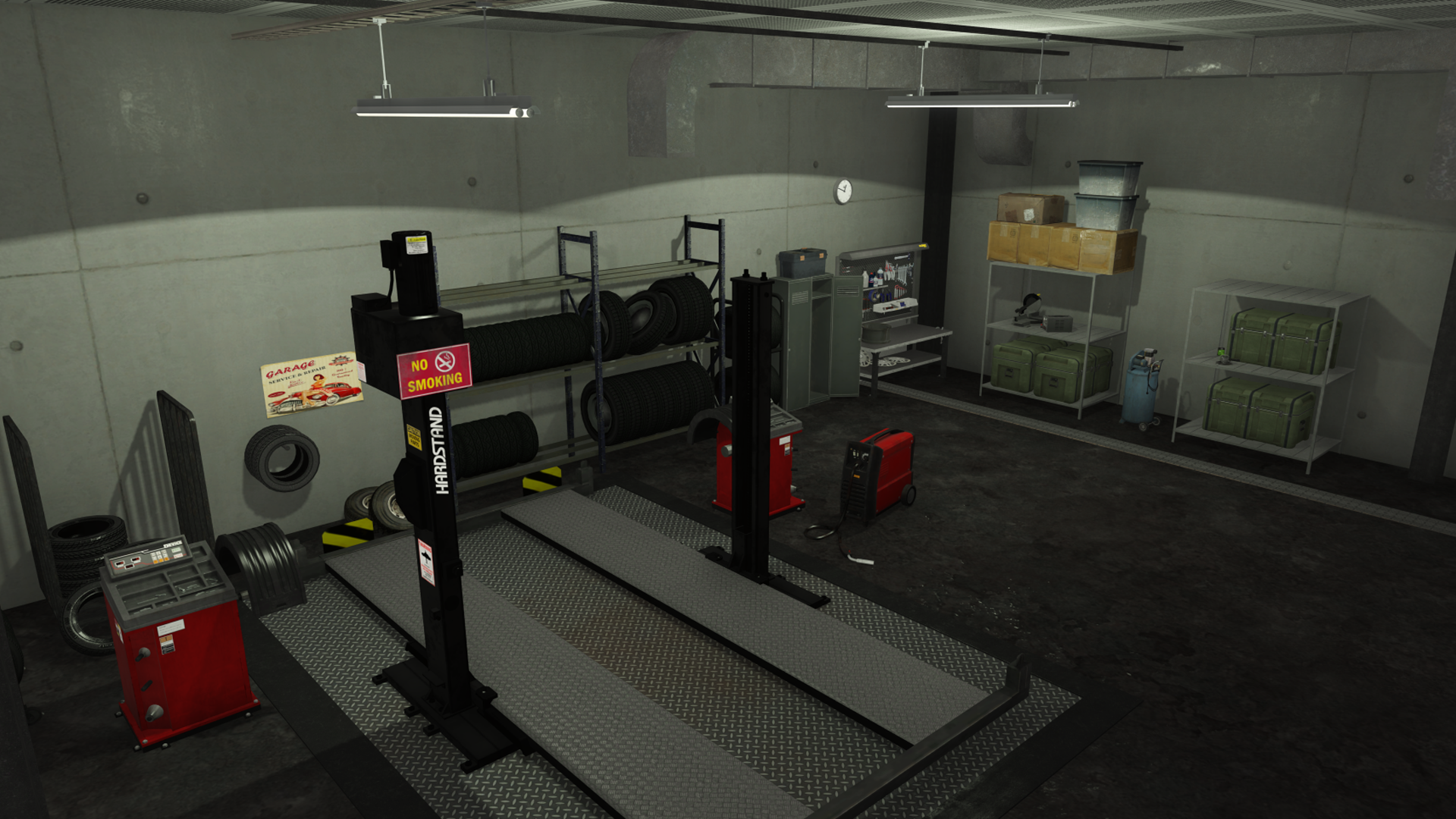 FiveM Garage MLO | Midnight Heist Mechanic Workshop Interior