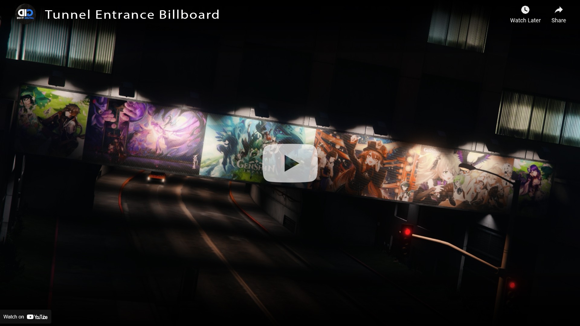 DoItDigital Fivem Store | Tunnel Entrance Billboard