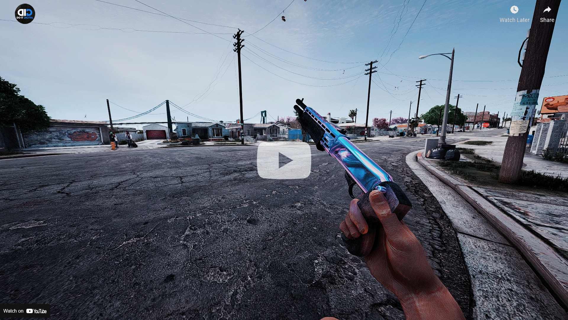 Fivem Shotgun Chromium Purple-Pink Edition. | DoItDigital