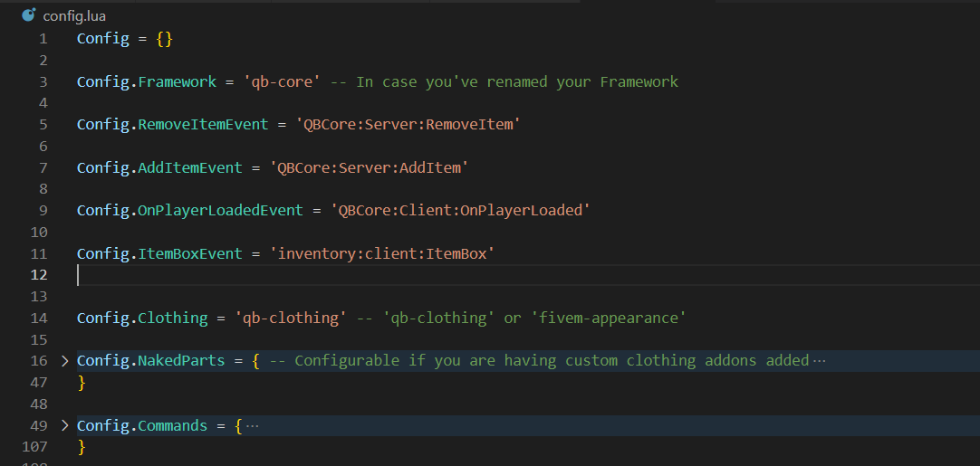 TIBAS | Clothing System (Items)
