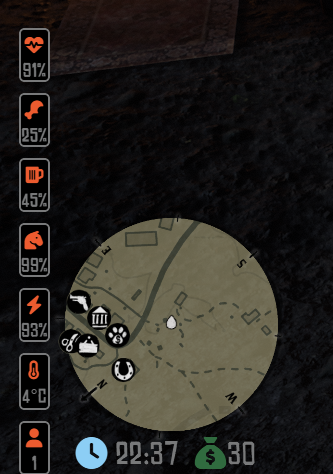 Erko | [QBR/RSG] Hud RedM [Escrow CFX Lock]