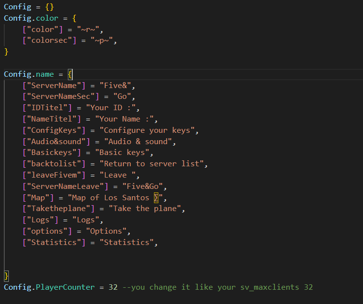 Gizeh Développement | [QBCore] PauseMenu San Andreas Menu
