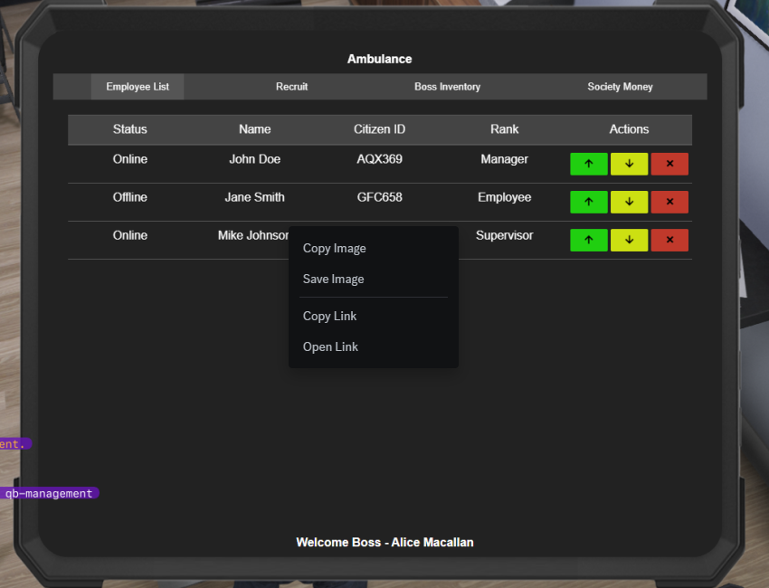 Moon🌙 Scripts | Advanced Boss / Gang Menu V1