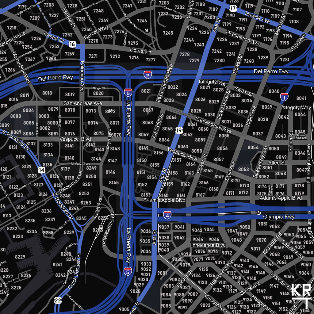 Kreteo's Store · Dark Blue Minimap