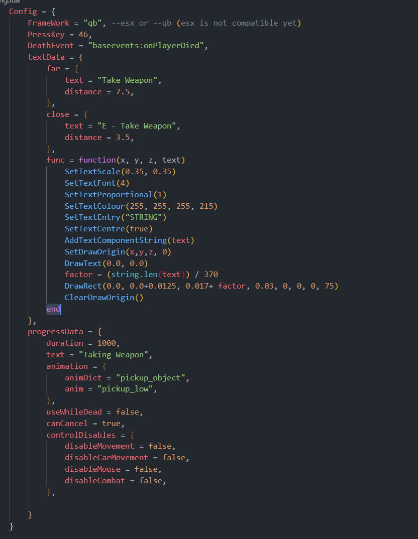 Phy_dropweapon for Roleplay Servers - Releases - Cfx.re Community