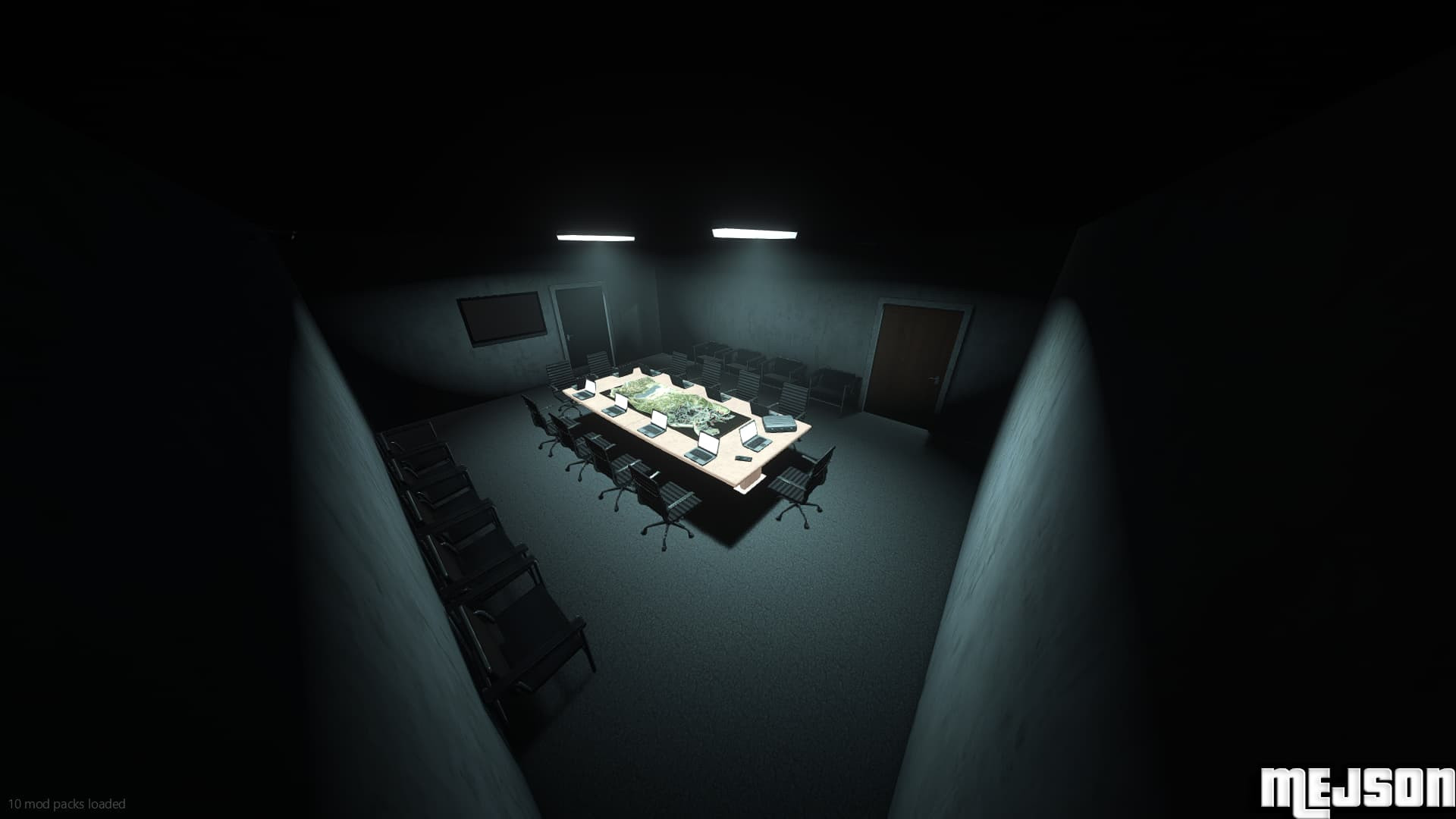 mejson · Mountain gang base with helipad