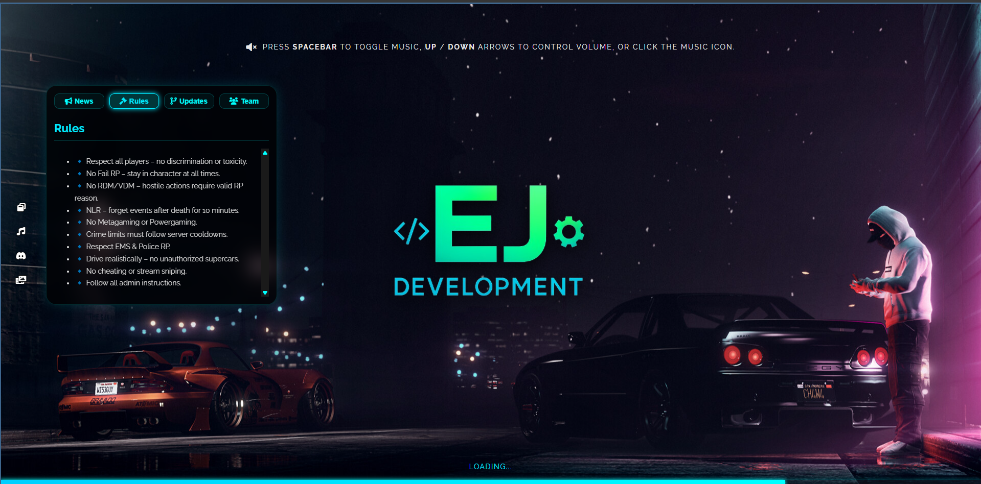 EJStore · Standalone FiveM Loading Screen | Works with ESX, QBCore, QBX ...
