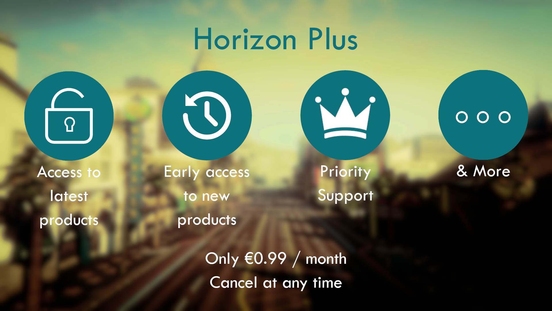 Horizon Development | Horizon Plus (ESX)