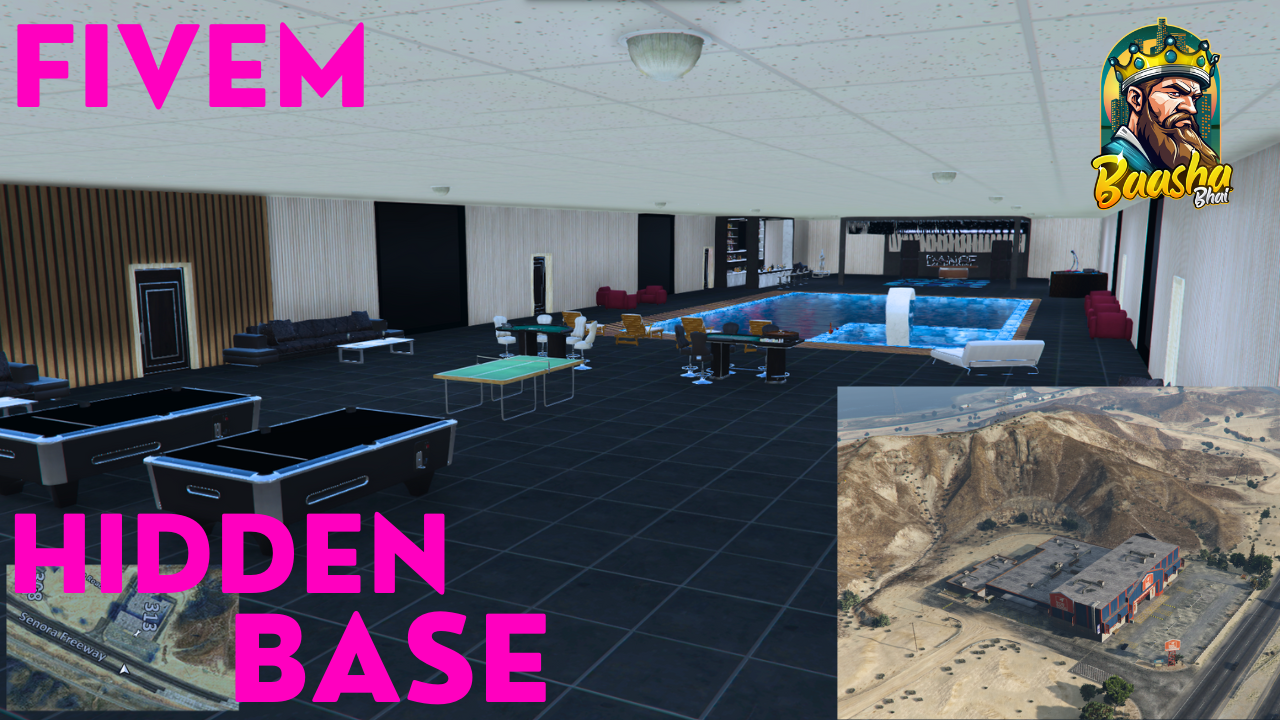 Baasha Bhai | Fivem Gang Hidden Base Mall / Fivem Hidden Mafia Base