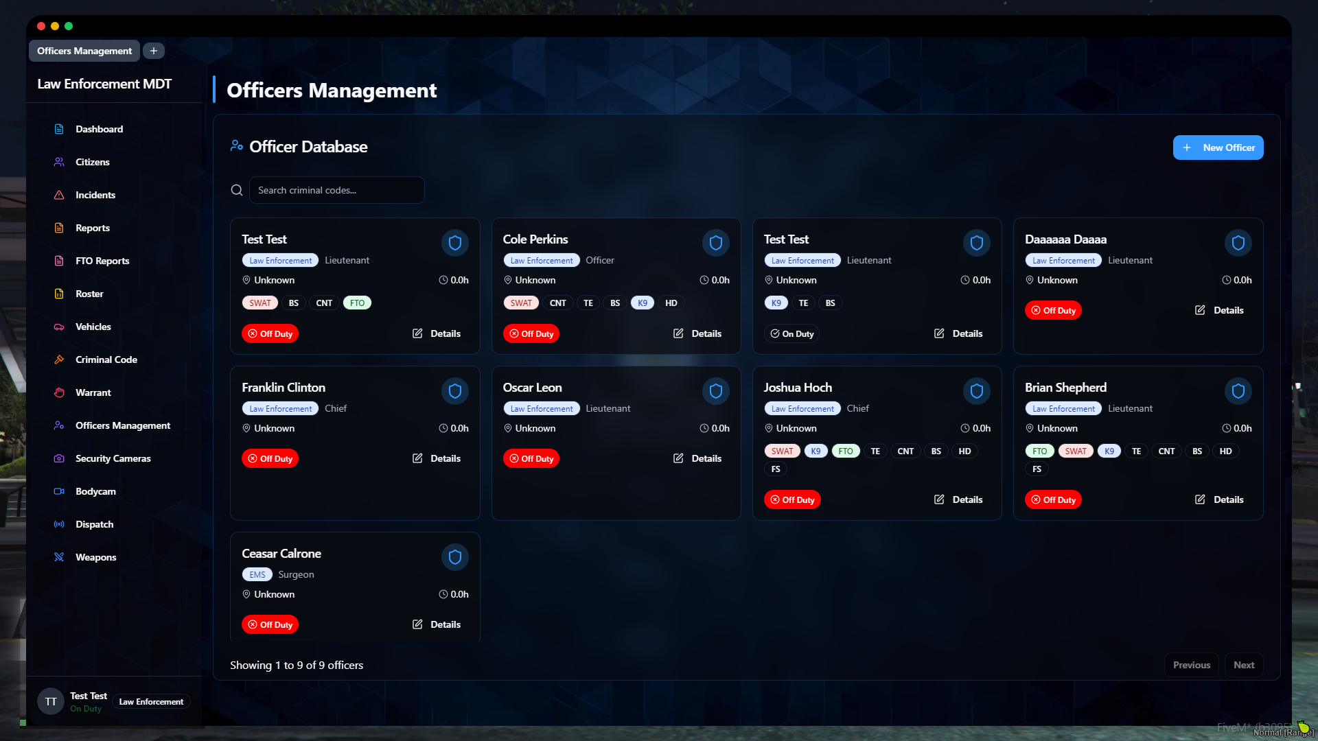 Kartik Scripts · MDT with dispatch
