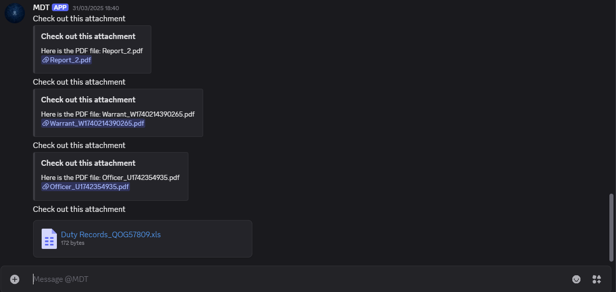 Kartik Scripts · MDT with dispatch