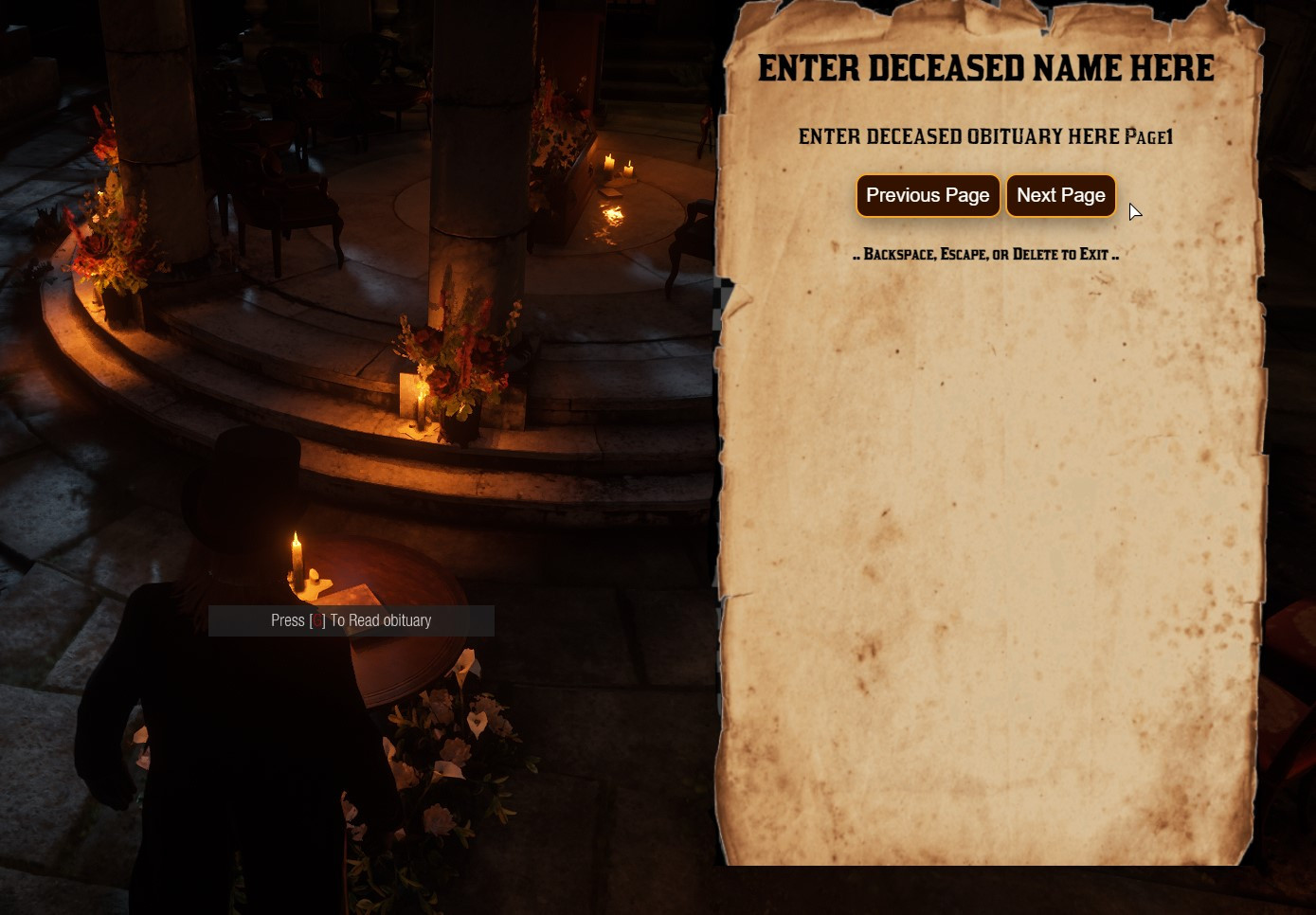 Macabre Redm | Macabre Funeral pack