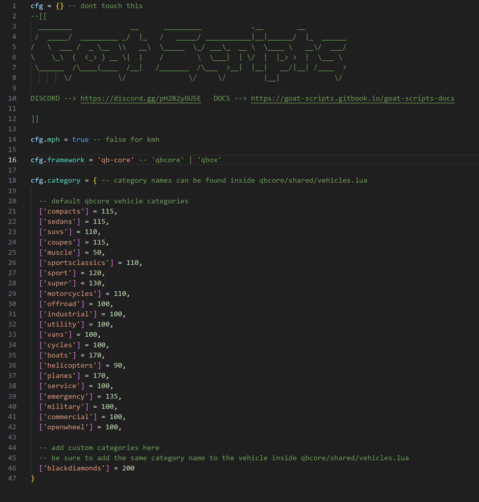 Goat Scripts | Speed Limiter