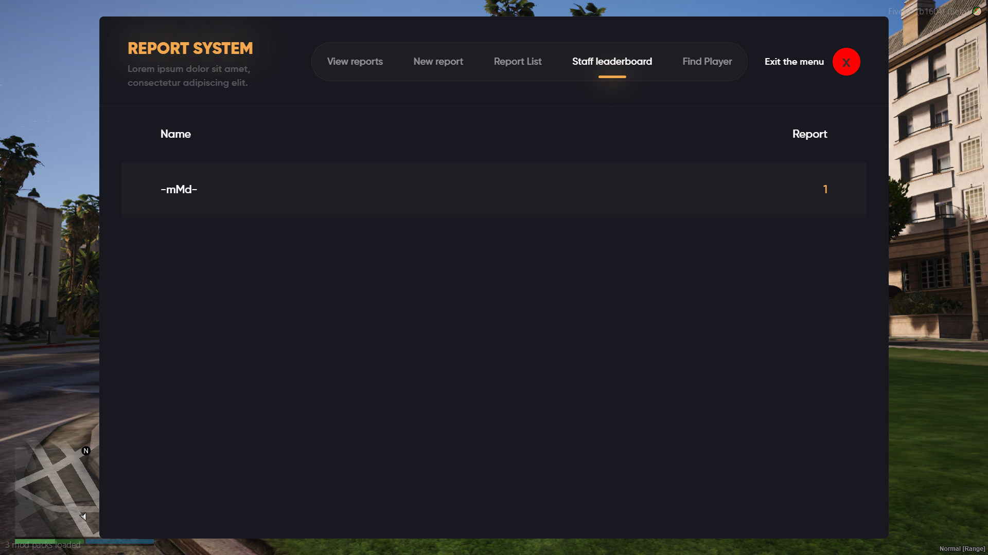 IF-Developments | Report System V1