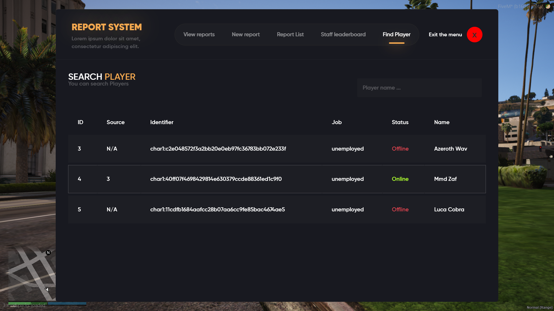 IF-Developments | Report System V1