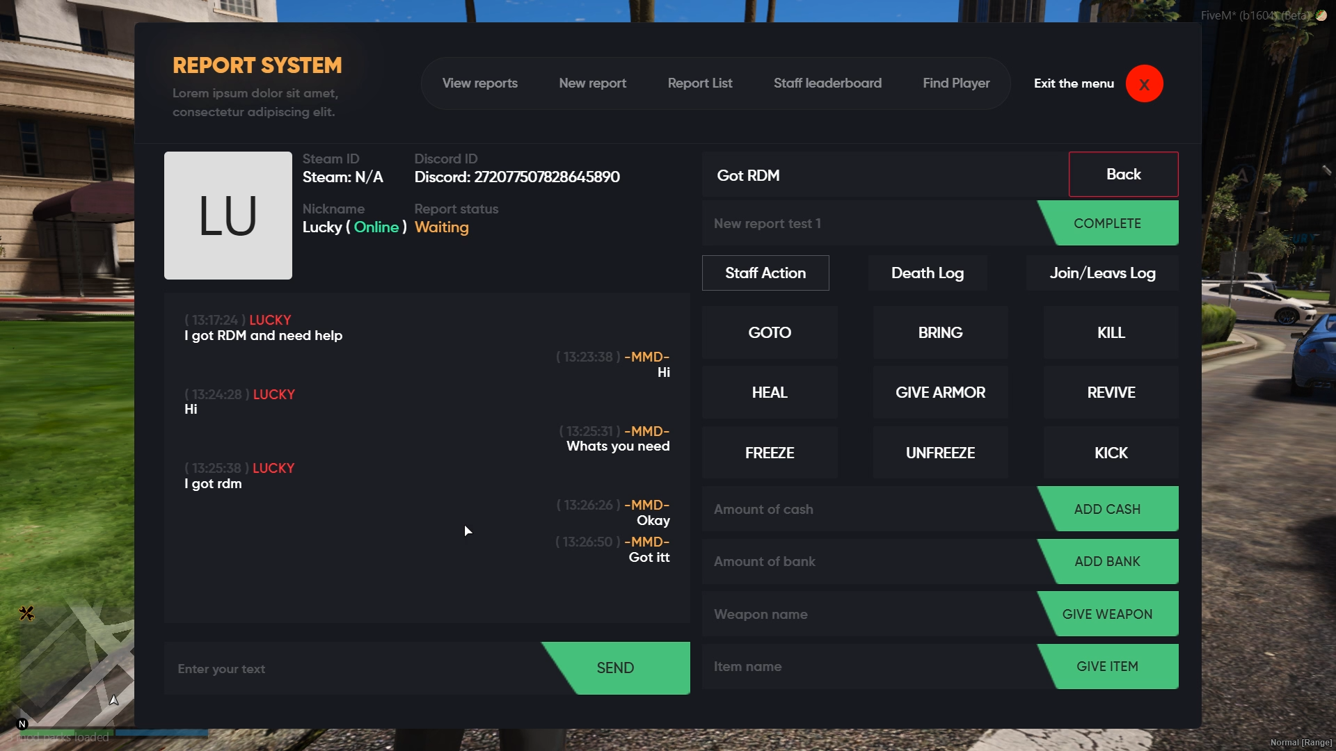 IF-Developments | Report System V1