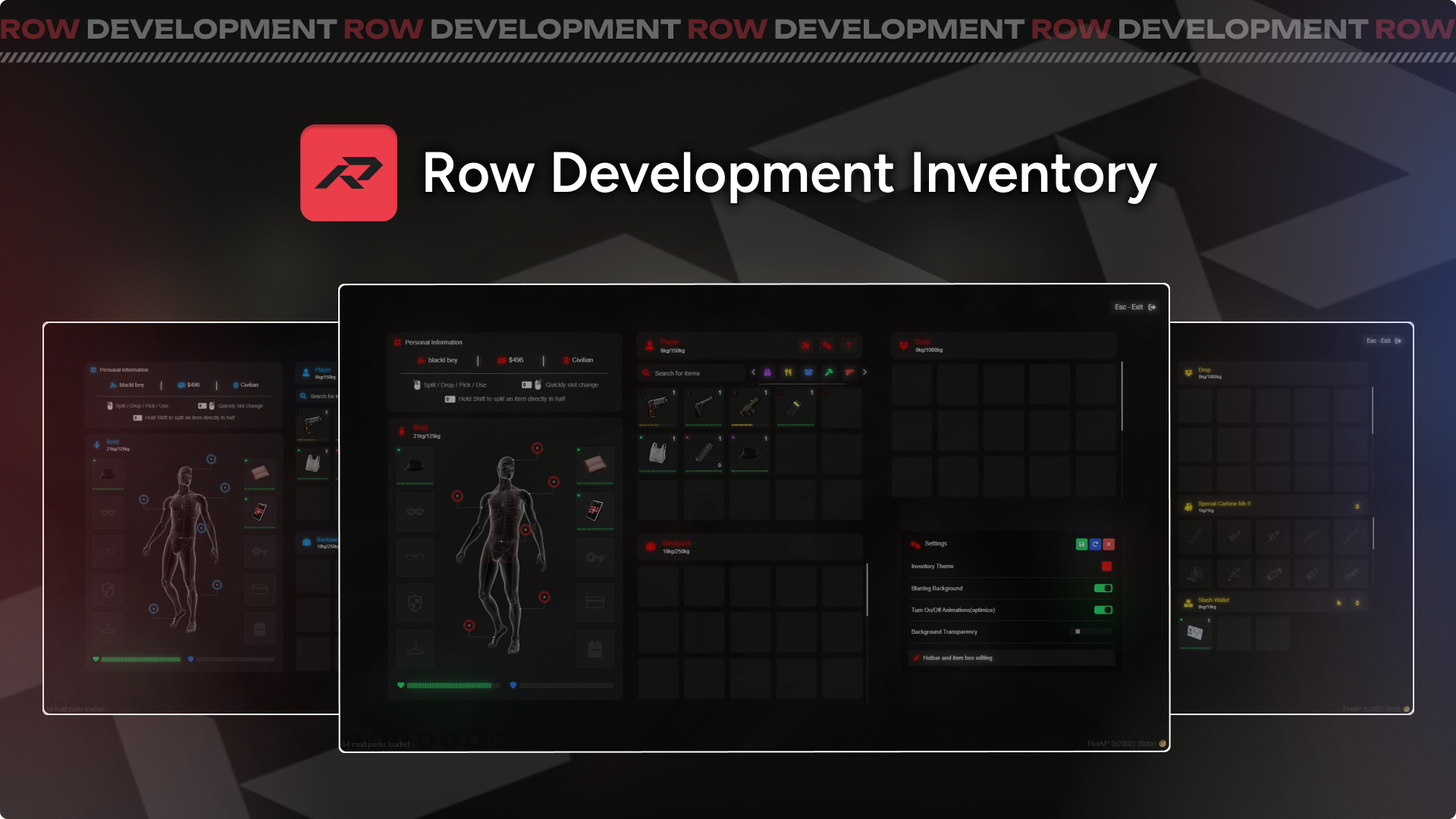 Row Development | Row Inventory QB