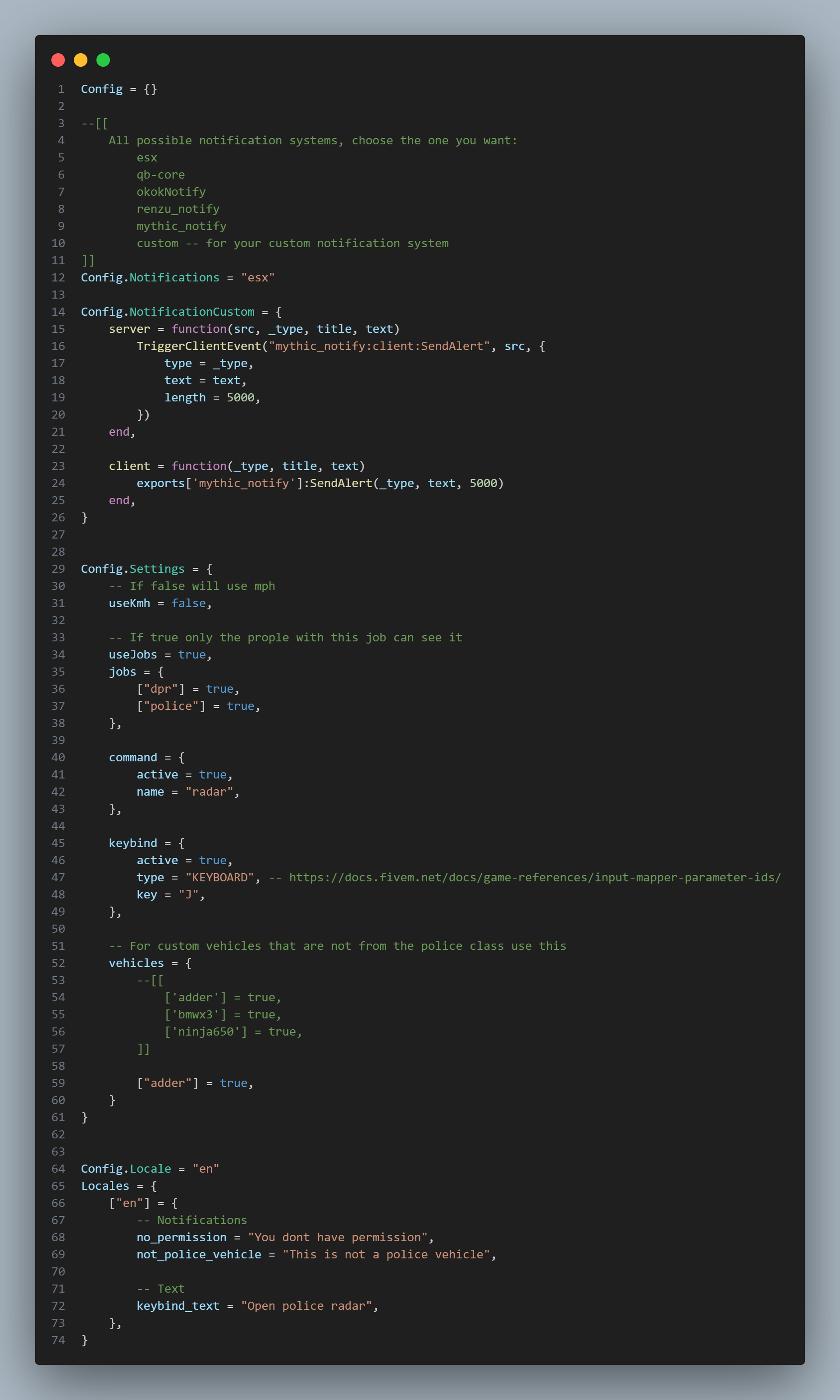LAZY | Advanced Radar System [ESX] [QBCORE] [ESCROW]