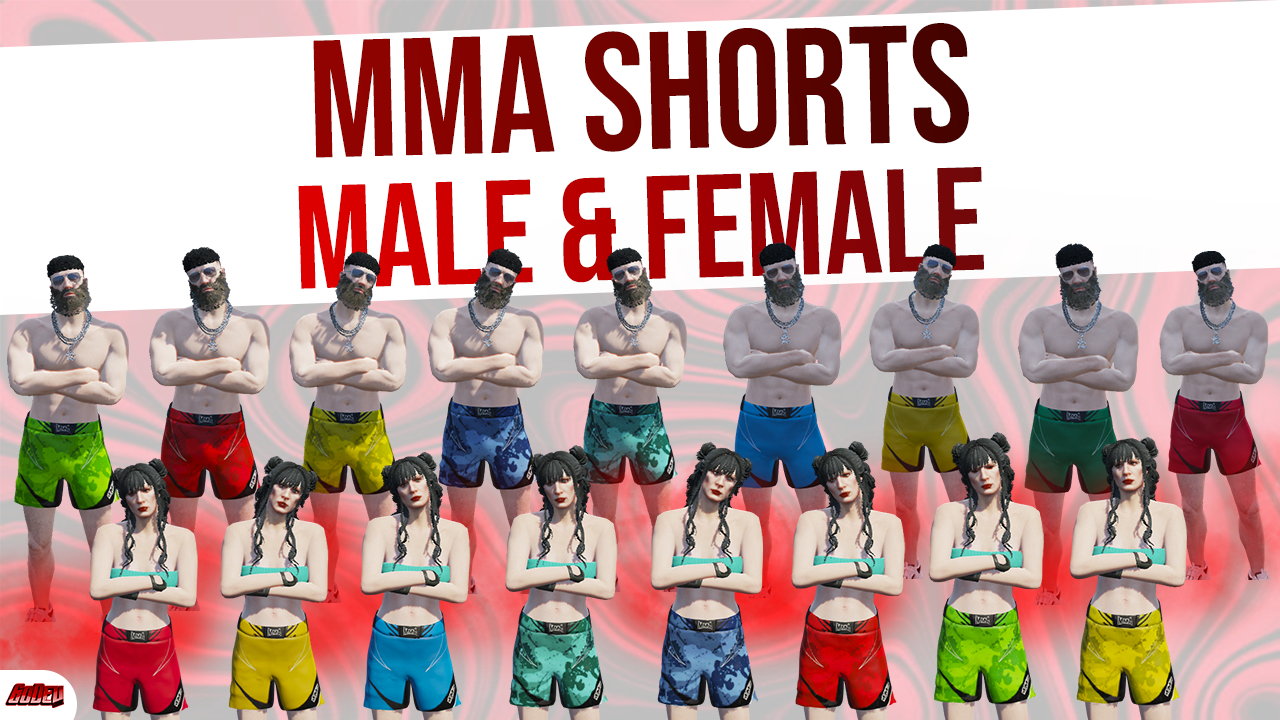 GoDev Store | [FiveM] MMA & Boxing Shorts - M & F [OPEN SOURCE]