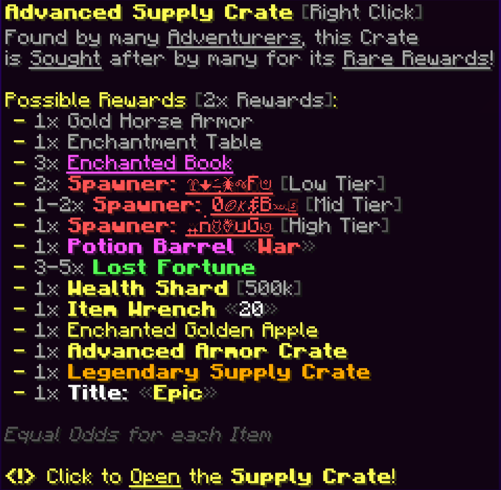VentoxMC · Random Supply Summoner