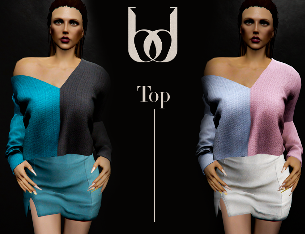 Boo Design | Double Color Sweater