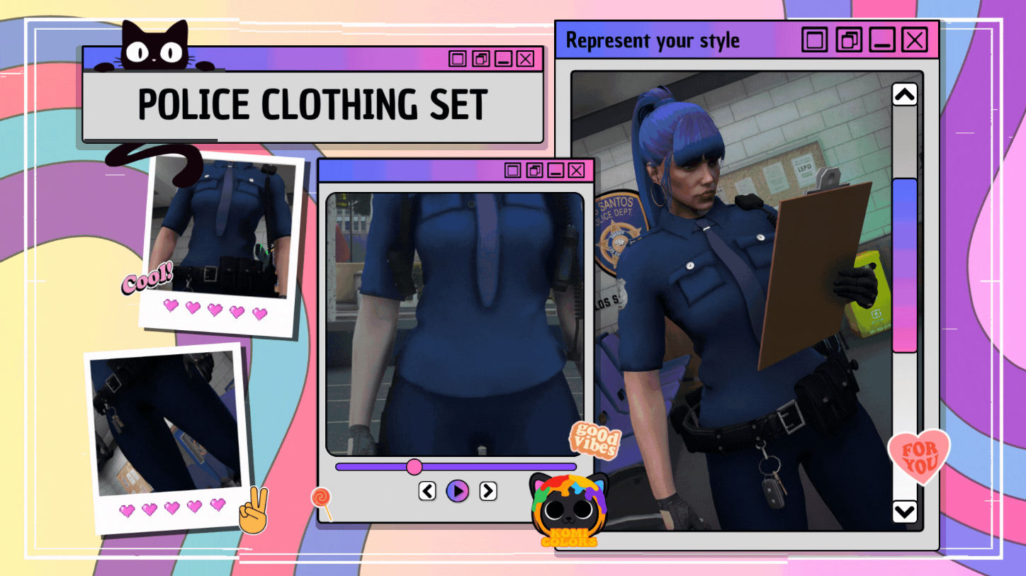 Komi Colors · Police Clothing Set