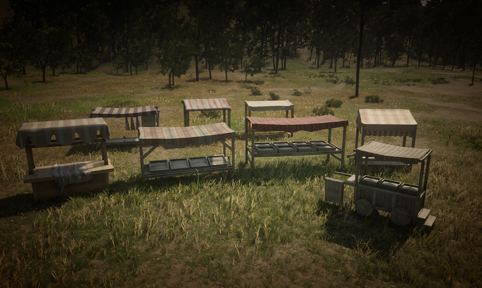 KharanStudio | Market Stall - CUSTOM PROPS