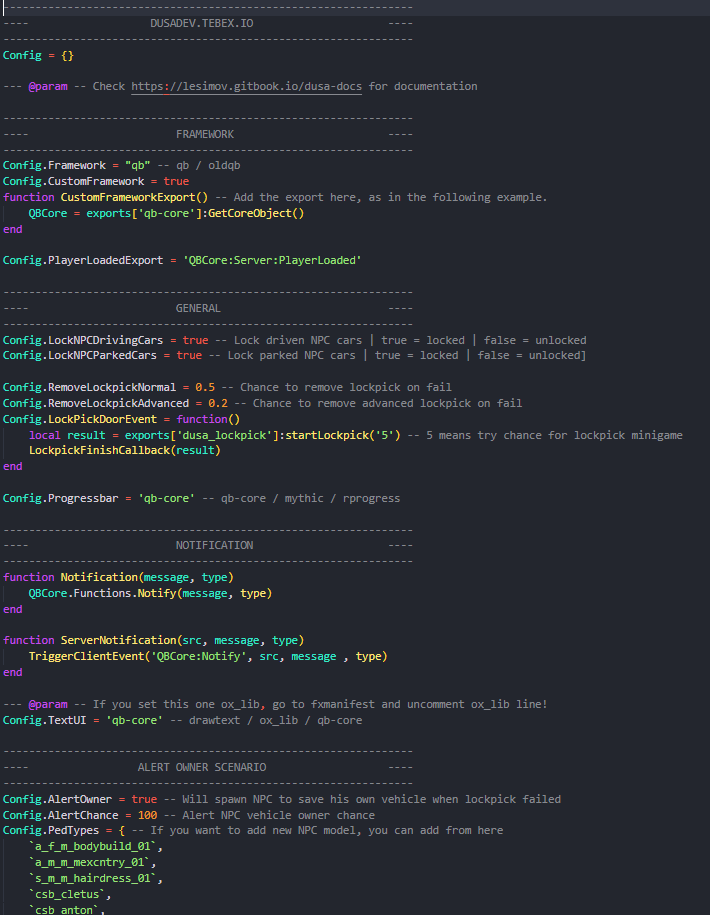 DevDusa | [QB] Vehicle Keys