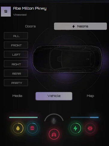 Dusa | Hud | 10 Status, 10 Speedometer Variations