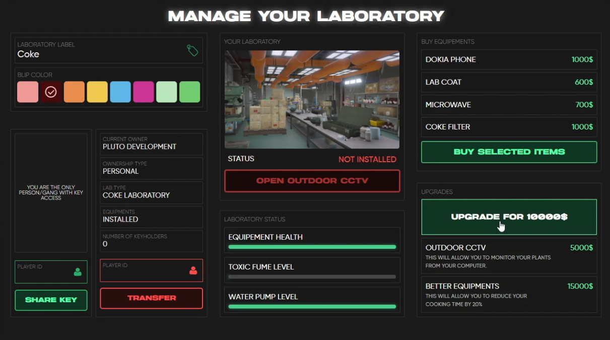 Pluto Development | Upgrade your FiveM Server Today!