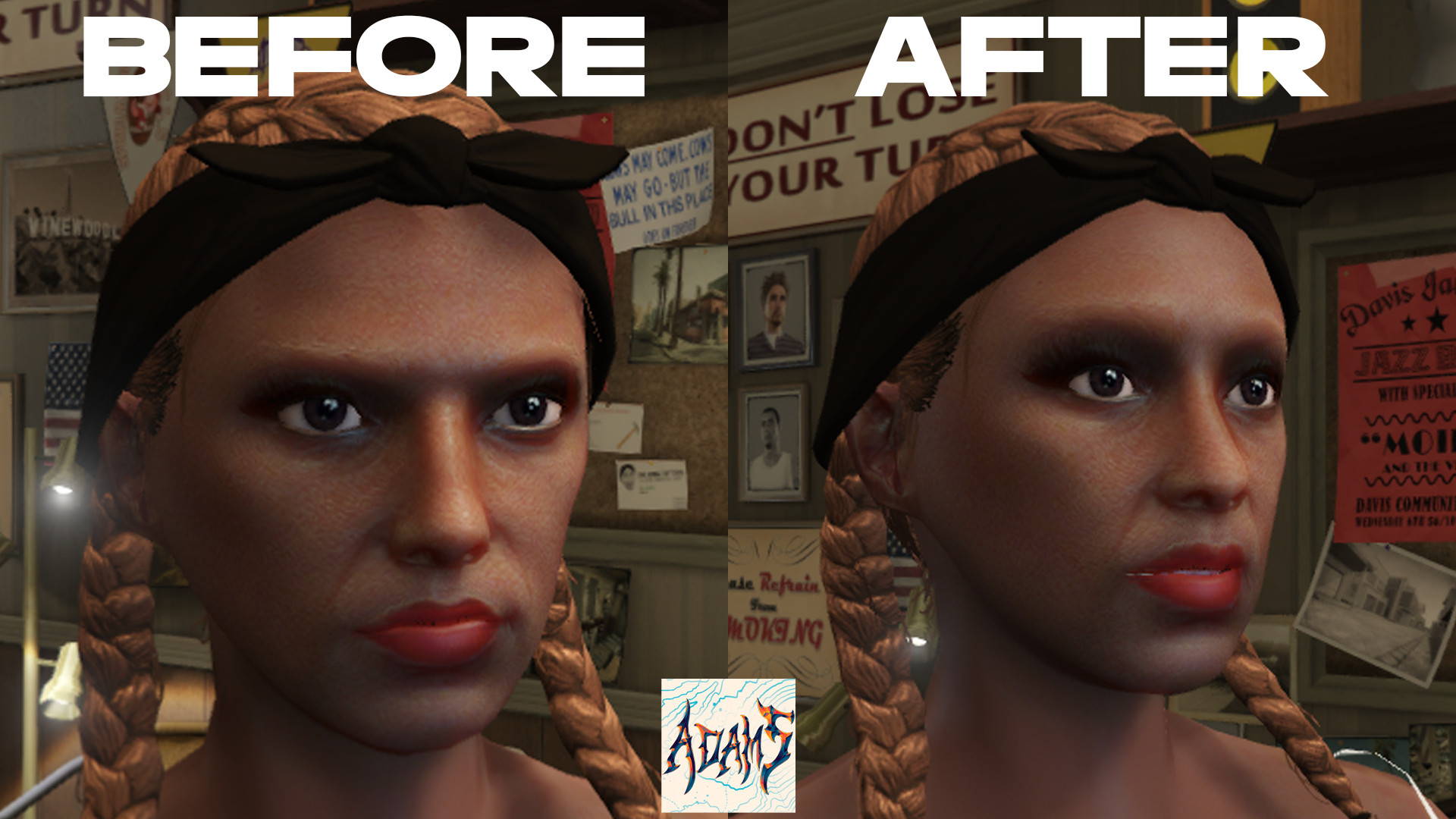 Adams Store · BETTER FACES