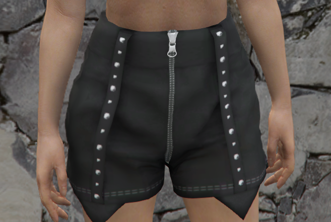 PixieStore | High Waisted Stud Shorts