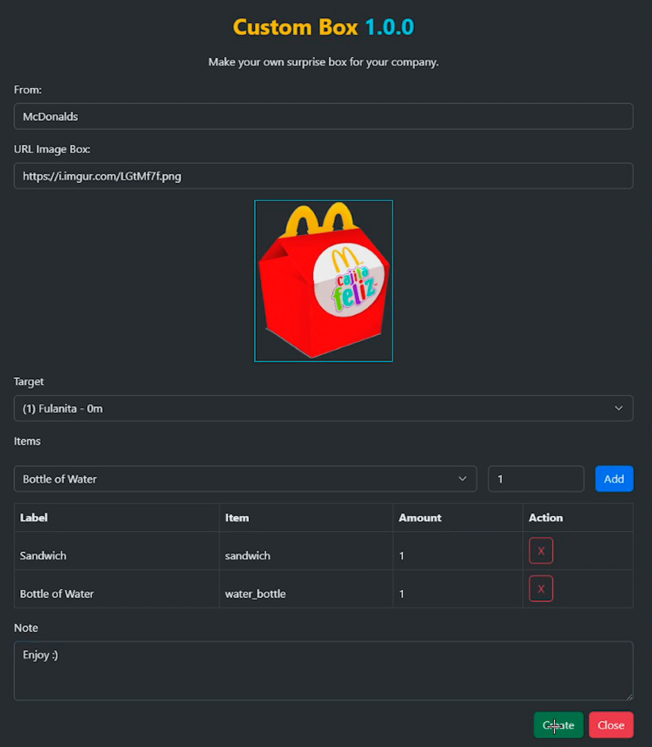 Biyei Scripts | Custom Box Creator