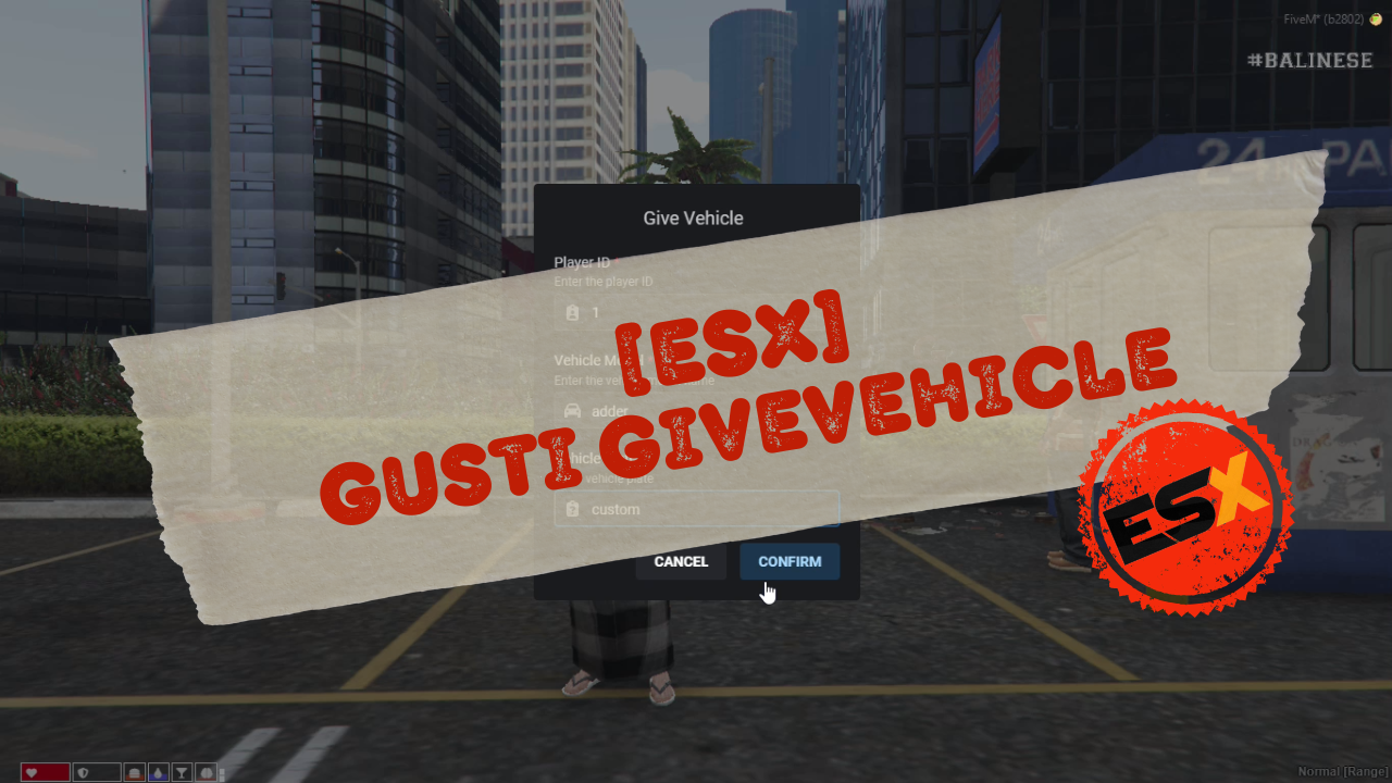 AKL GAMING · [ESX] Gusti Givevehicle