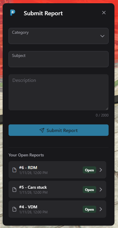 Possible Reports - FiveM Script for QBCore & ESX & QBox | Possible Scripts