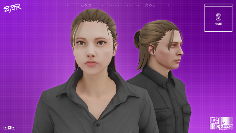 STGR Designs Official · harfup#1(MP/FM) ｜ ハーフアップ#1(MP/FM)