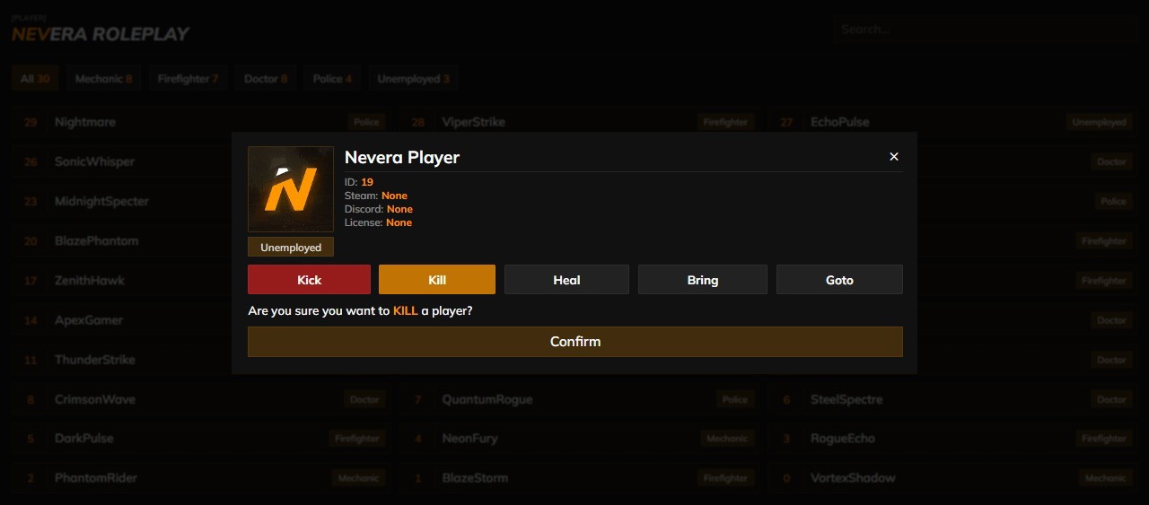 Nevera Development · [ESX] Advanced Scoreboard