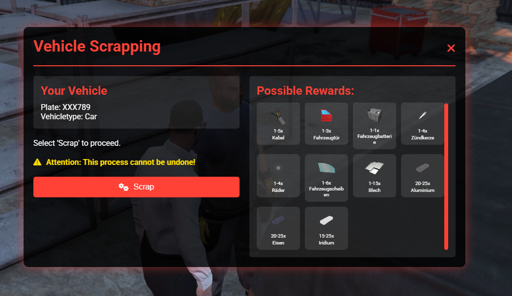 NoFace Scripts | [ESX] Scrapyard